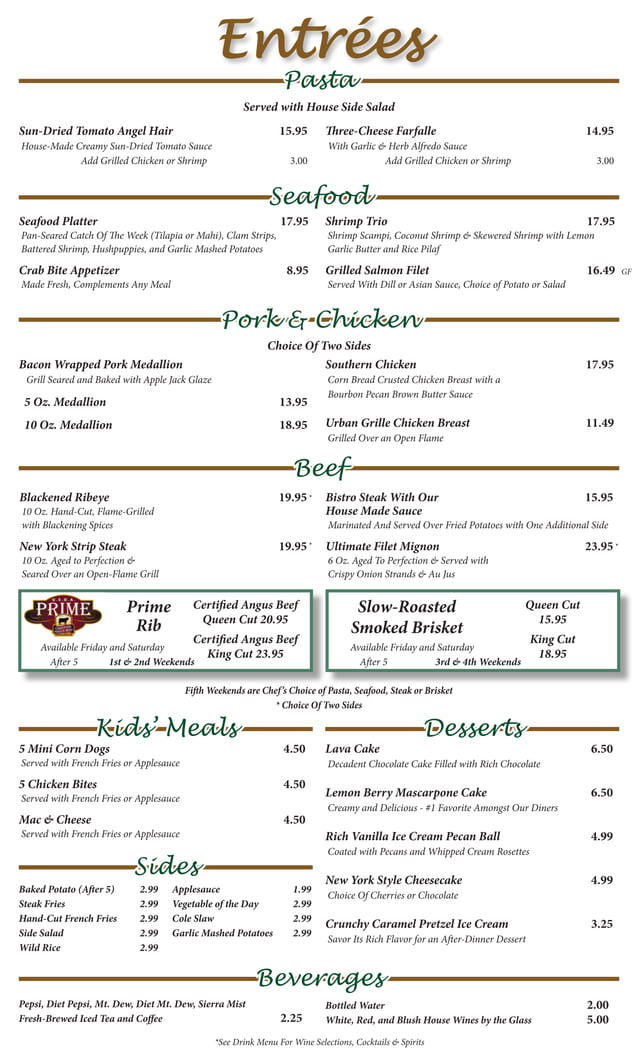 Restaurant menu 7:20 | PDF