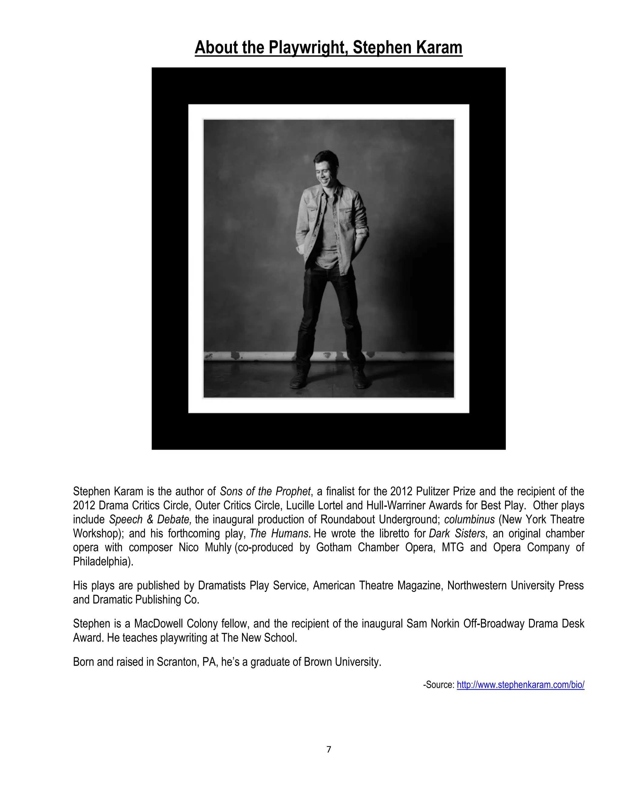 Teacher Study Guide- Sons of the Prophet | PDF