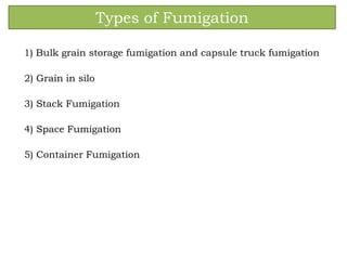 Fumigation | PPTX