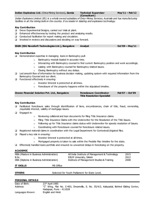 Himanshu's CV | PDF