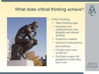 Employing Paulian and Socratic Methods ti Enhance Critical Thinking | PPTX