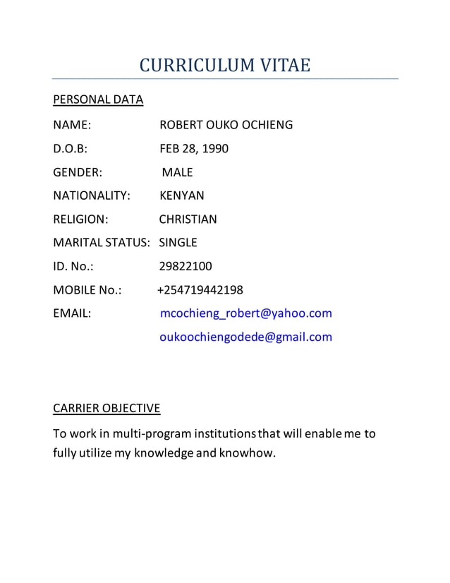 CV | DOCX | Education