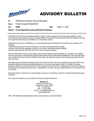 BUL334B Wind | PDF