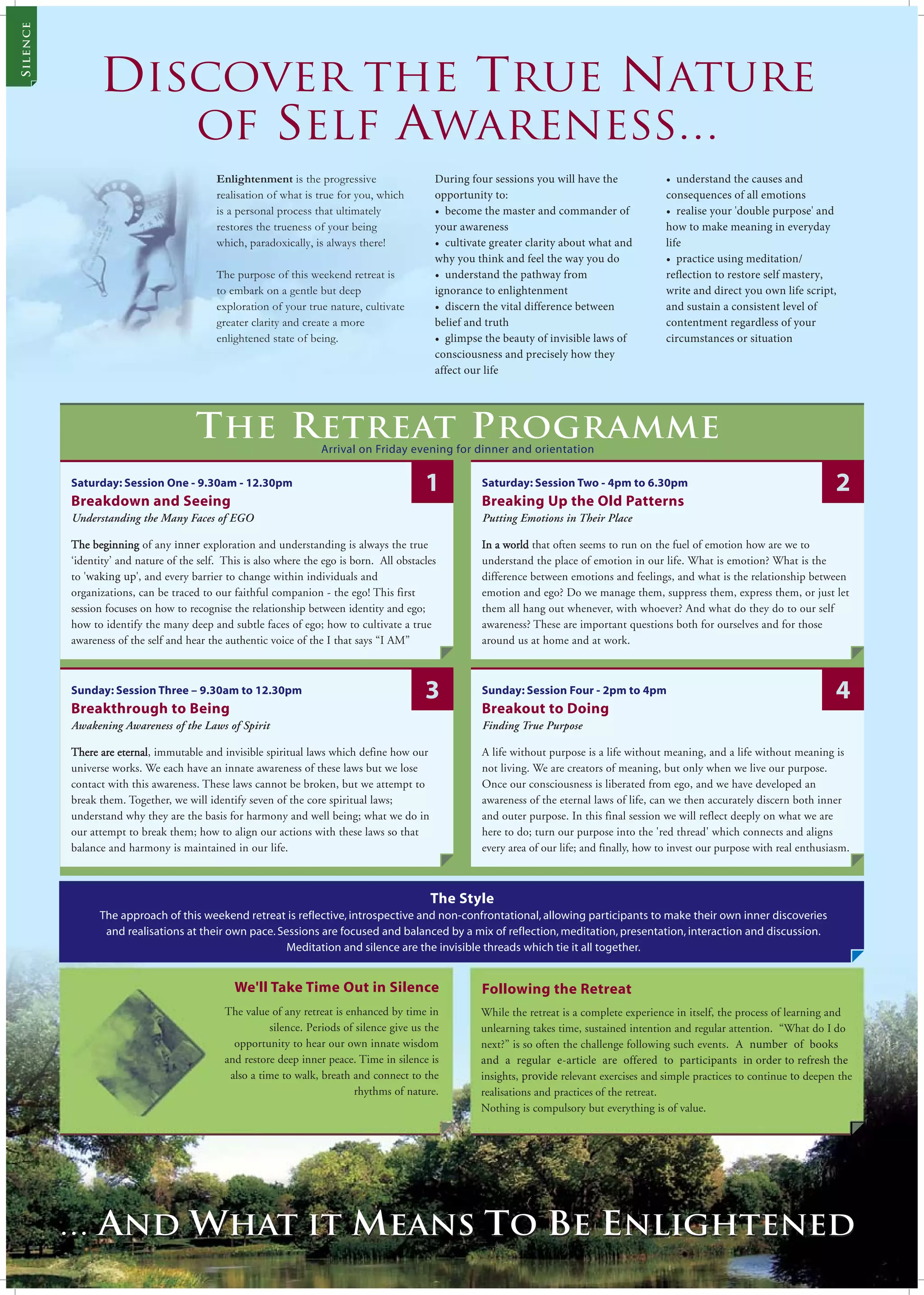 Awareness Retreat Brochure | PDF