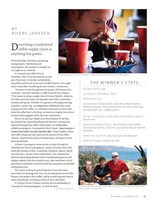 Roast Magazine_Roaster of the Year Crimson Cup | PDF