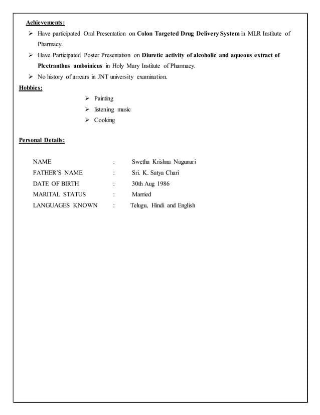 Swetha_Resume | PDF