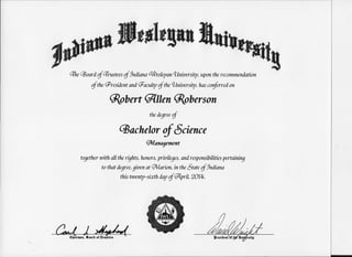 IWU Diploma | PDF