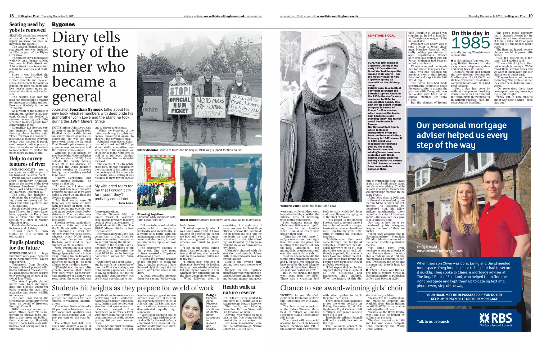 Nottingham Post miners' strike spread | PDF