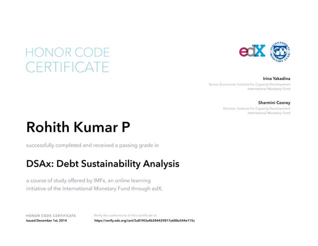 IMFx Debt sustainability analysis | PDF