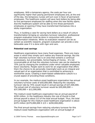 Voluntary Turnover-Why it Exists and What it Costs | PDF