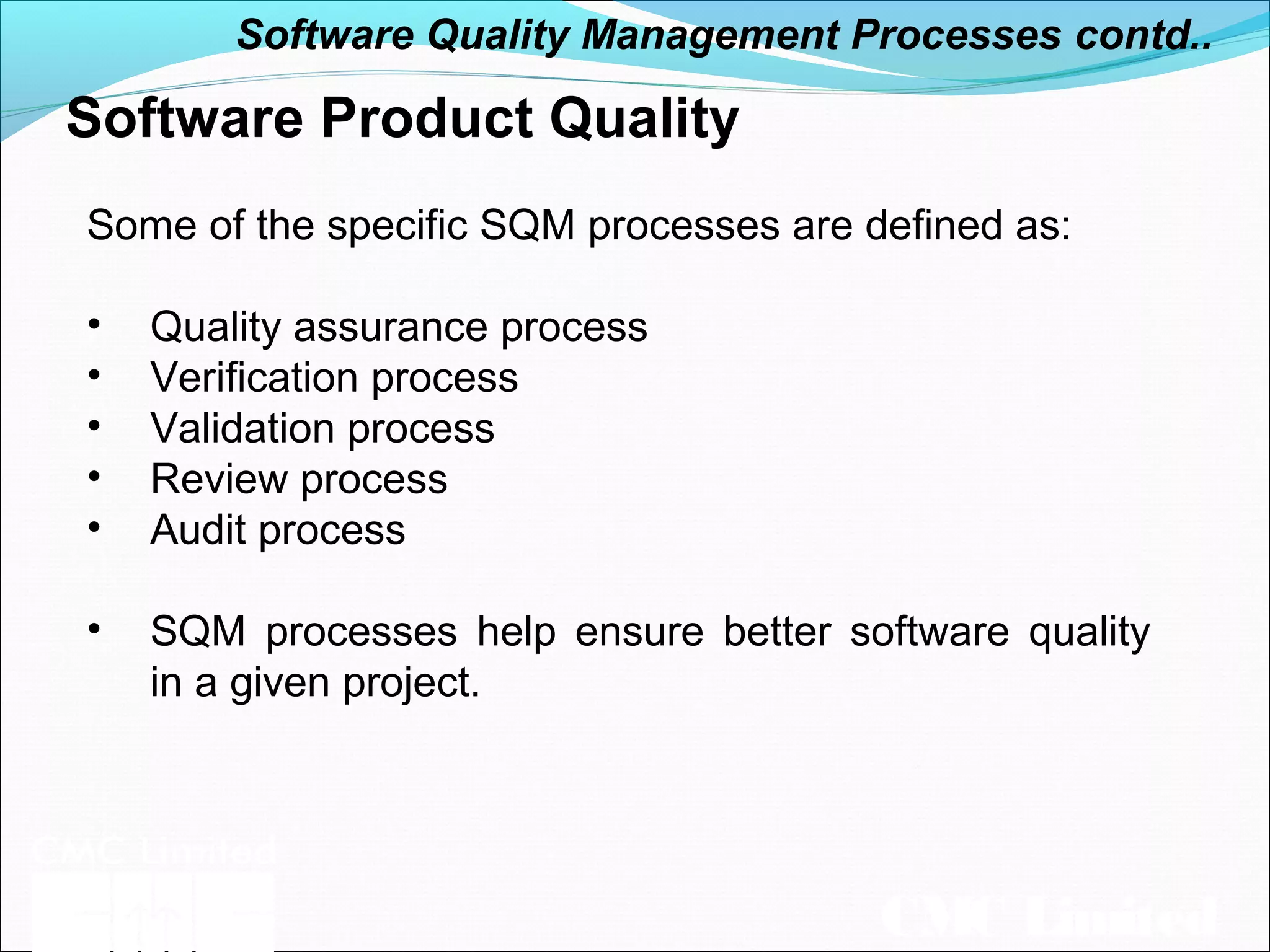 Software Quality Management | PPT