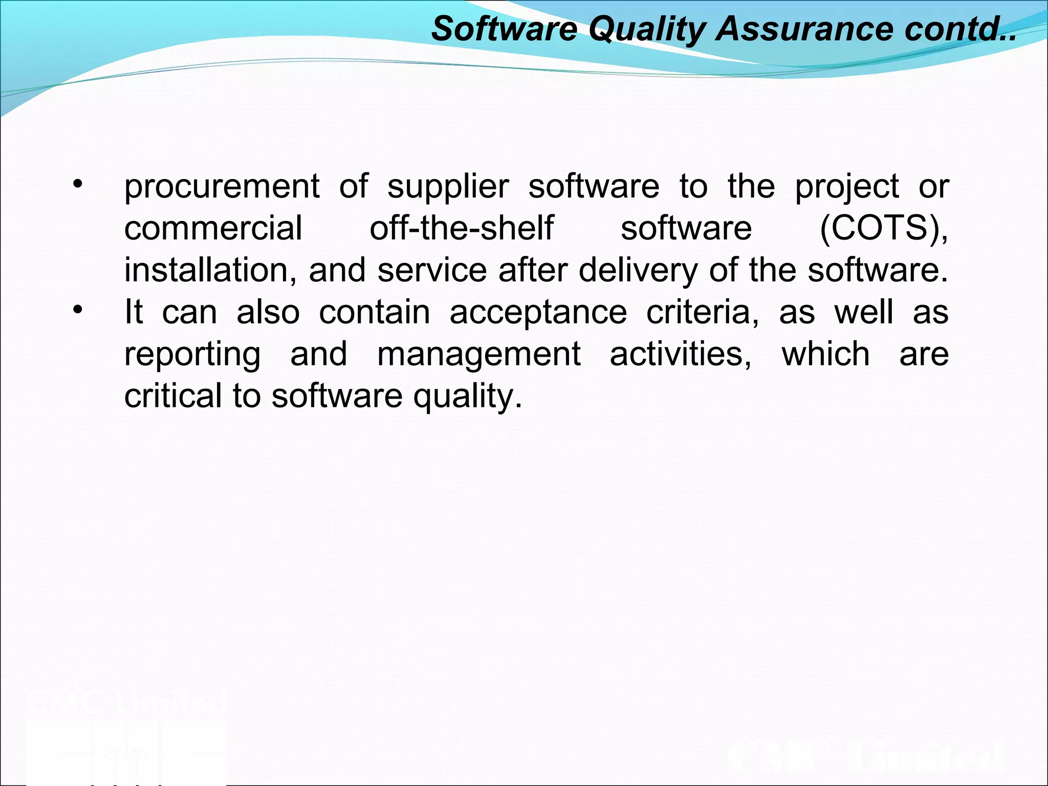 Software Quality Management | PPT