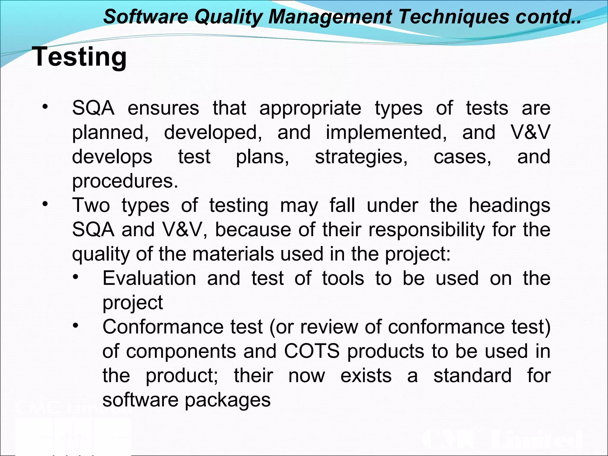 Software Quality Management | PPT