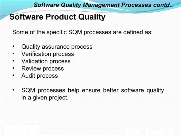 Software Quality Management | PPT | Computer Software and Applications | Computing