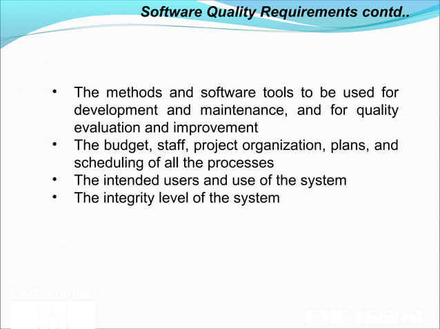 Software Quality Management | PPT | Computer Software and Applications ...