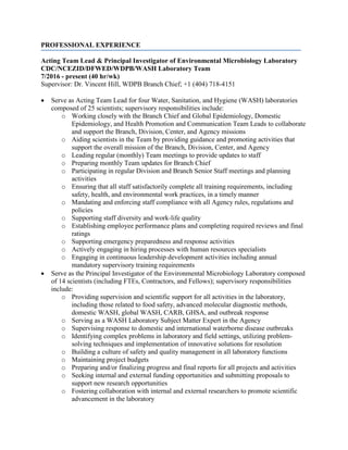 Murphy CV 2016 final | PDF