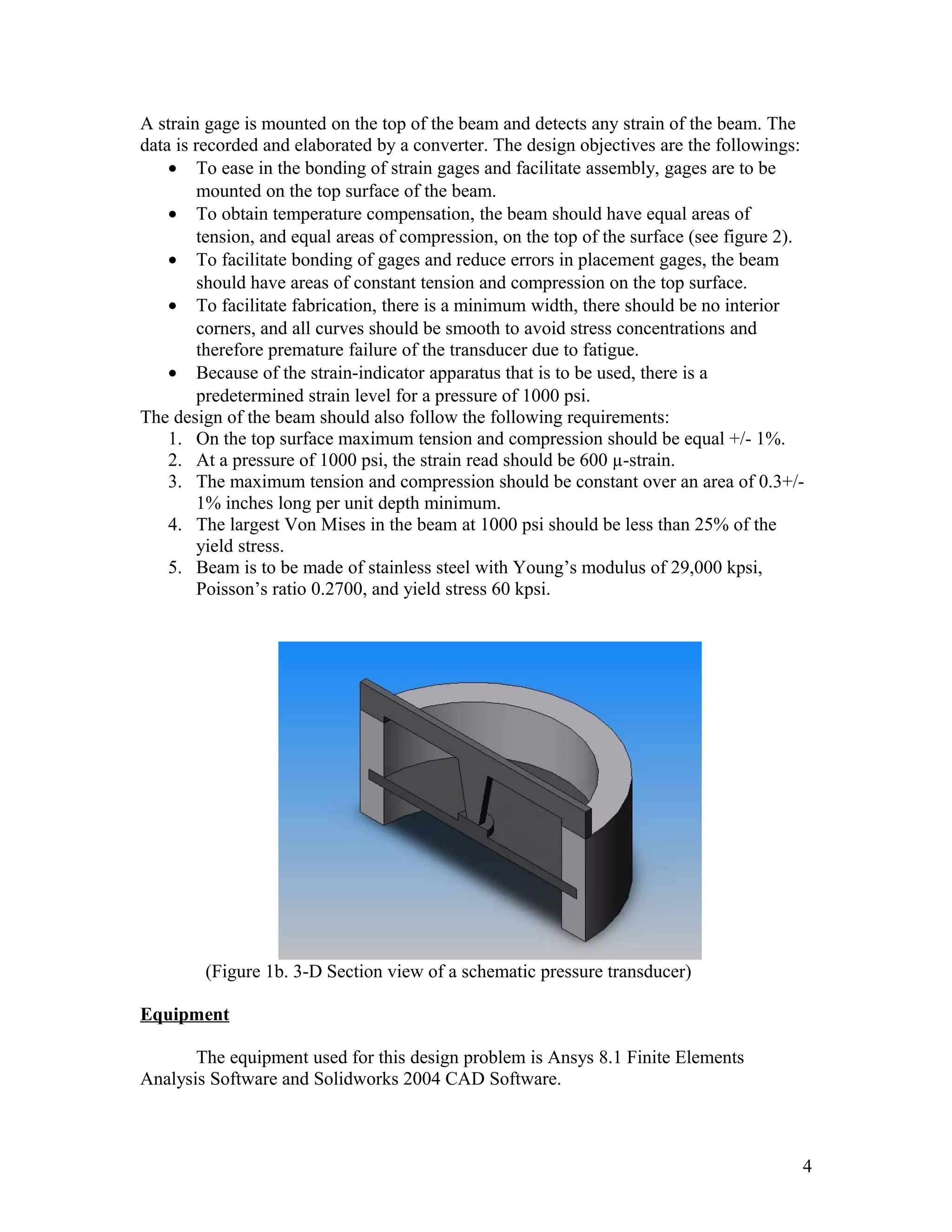 Stress Analysis Project 01 | DOC | Physics | Science