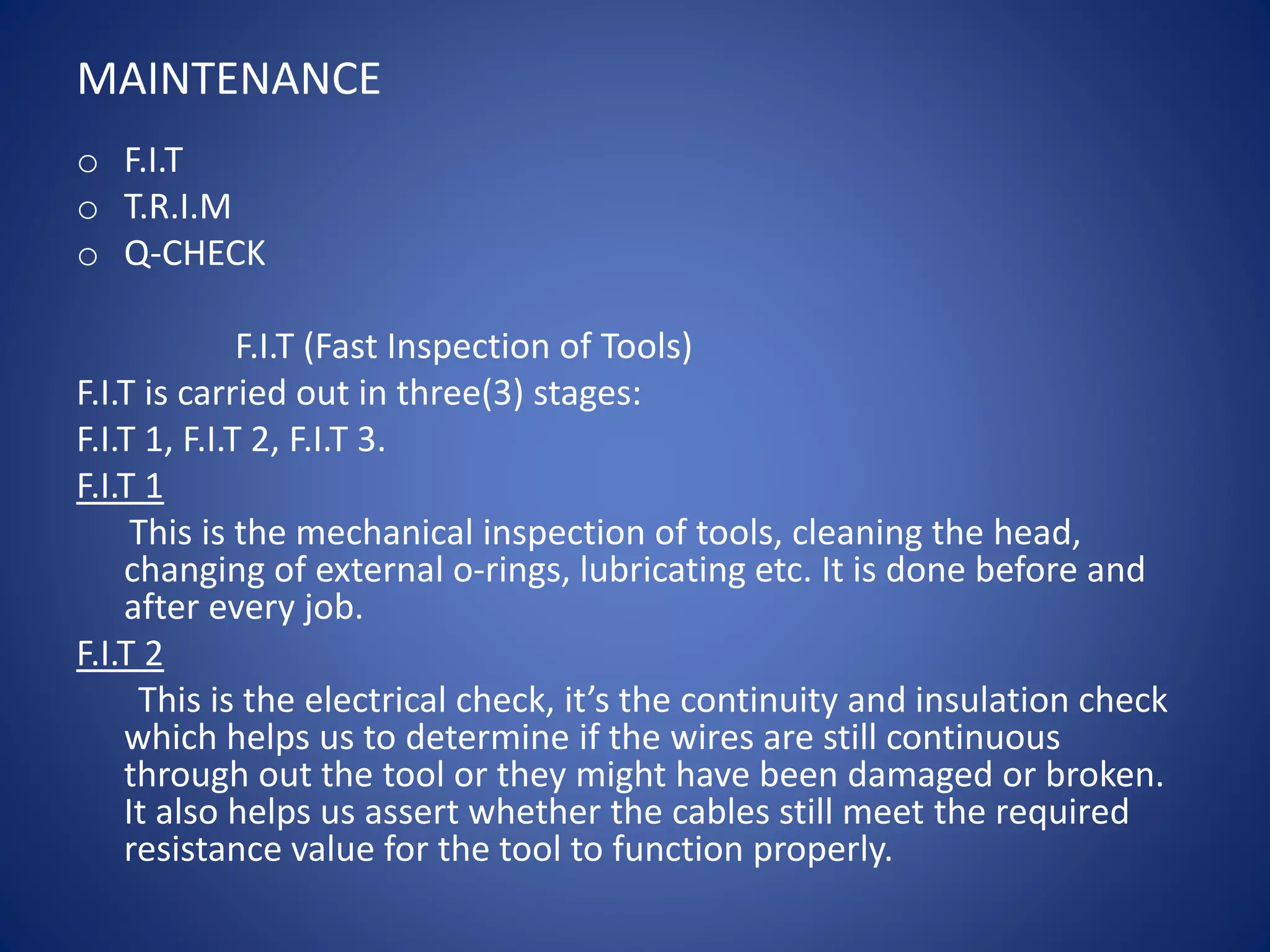 A SHORT REPORT ON WIRELINE OPERATIONS | PPTX