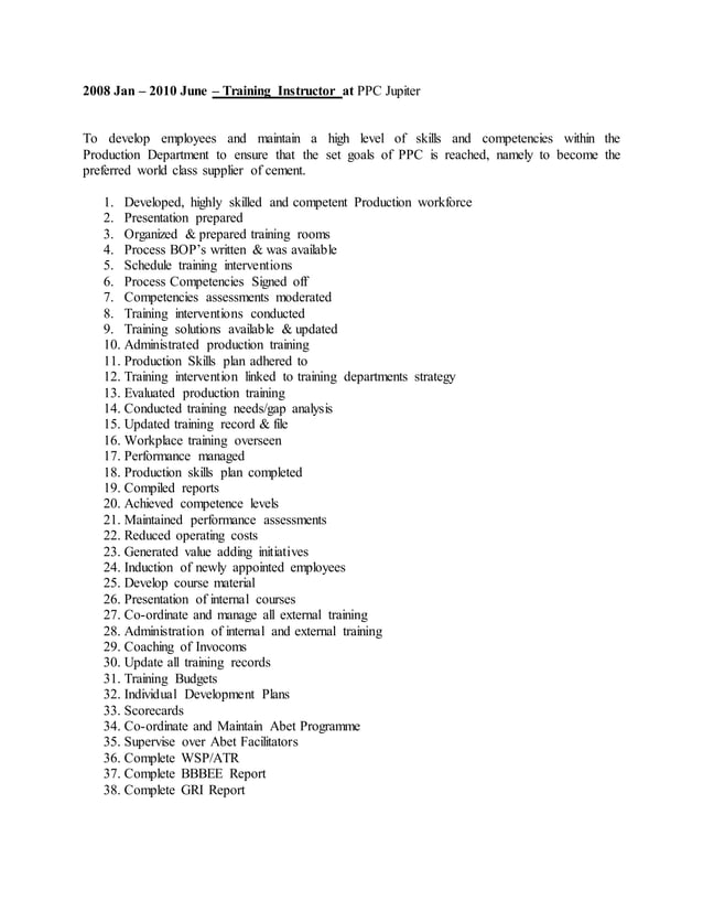 Curriculum_Vitae_of Carl Williams | PDF