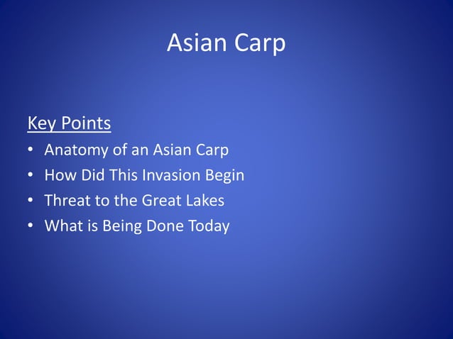 Asian Carp Invasion | PPT