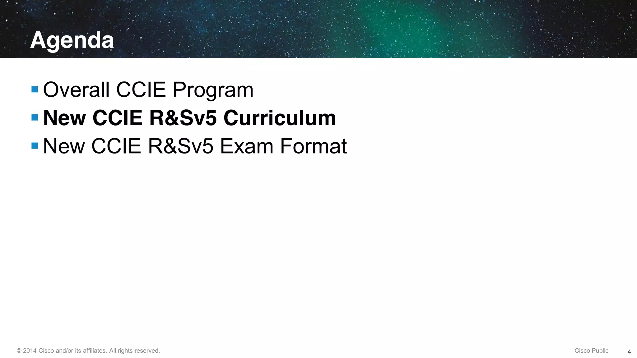 CCIE R&S V5 Changes | PPT