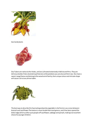 Specialty Vegetable preparation and cooking techniques | PDF