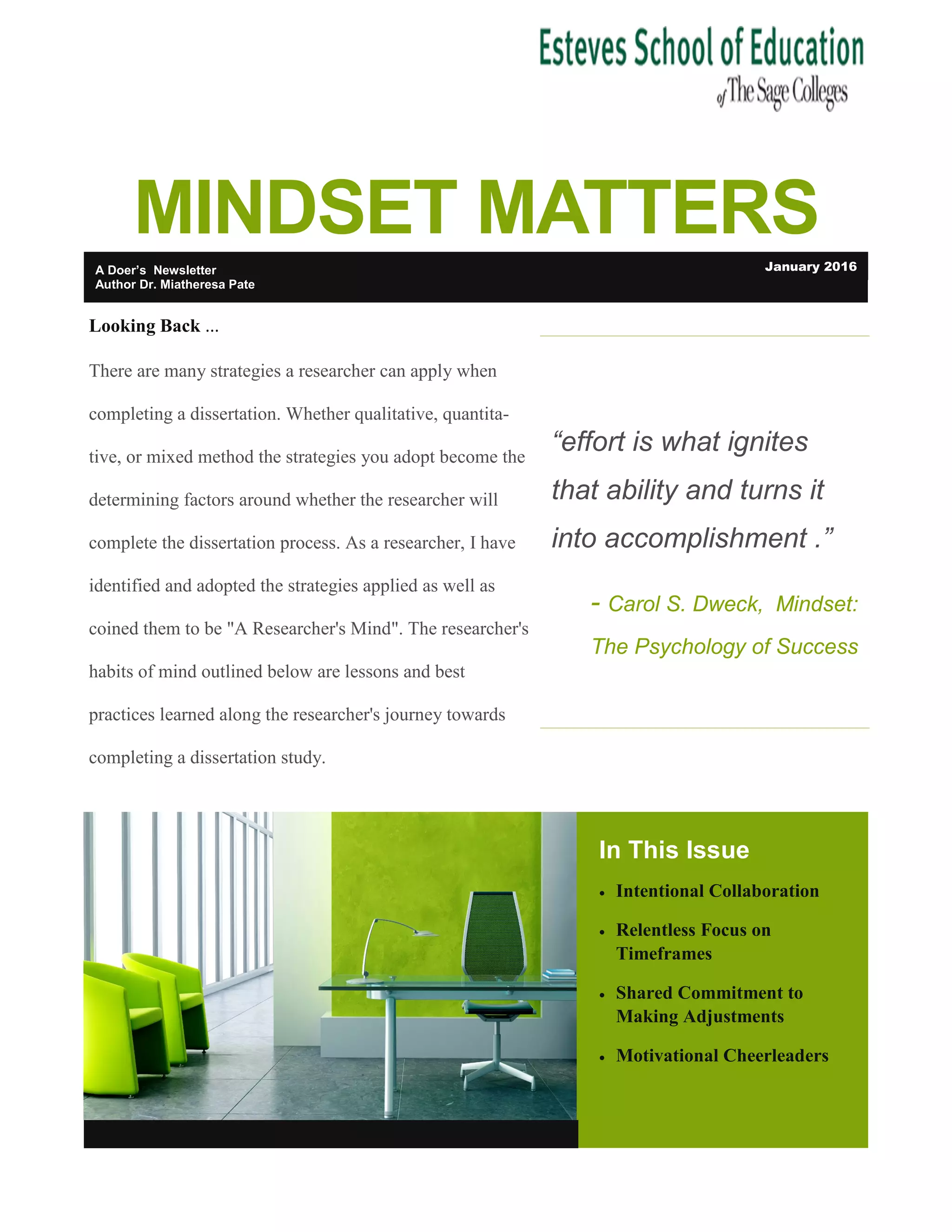 Mindset Matters | PDF