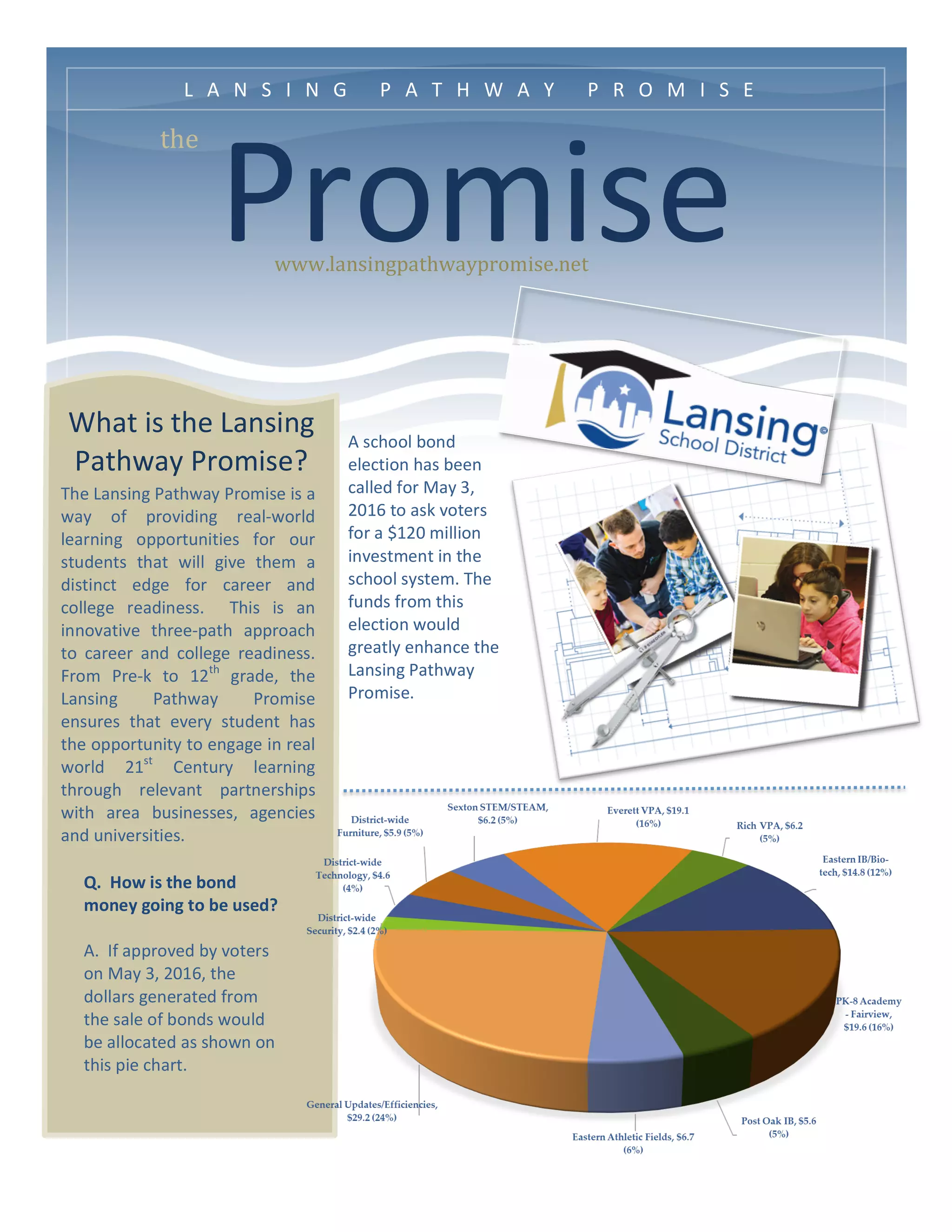 ad for lansing promise bond election 10192015 | PDF