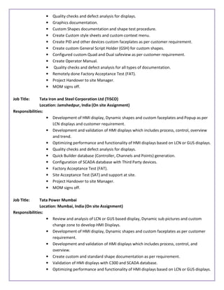 Manoj Ahire-Resume | PDF | Power and Energy Industry | Industries