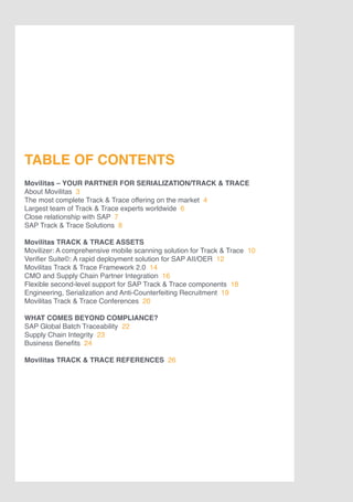 Movilitas USPs Track Trace 2.0 | PDF