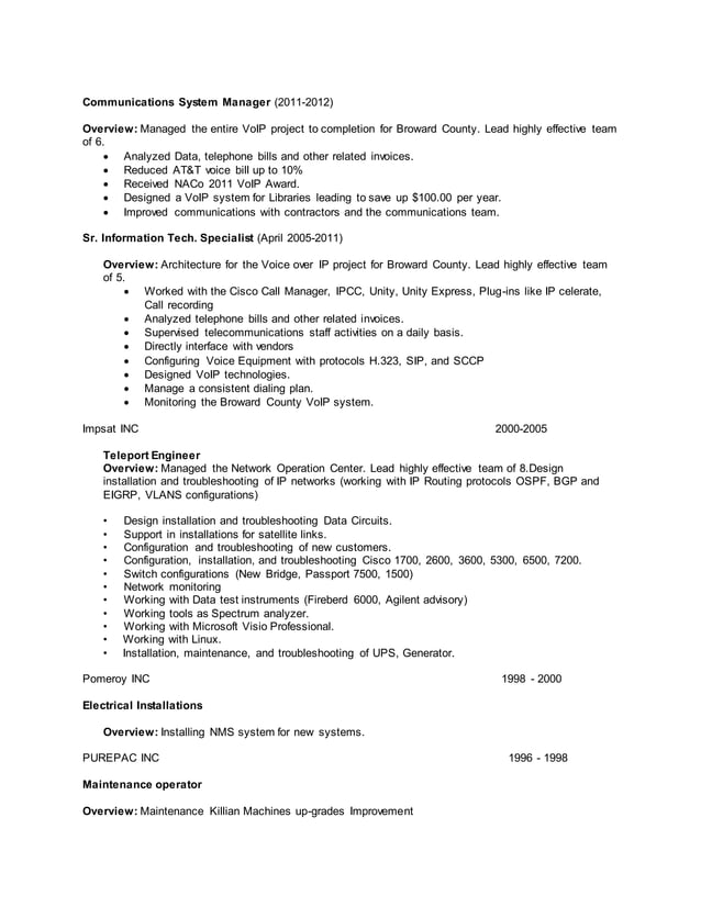 Walter Ocampo Resume | DOCX