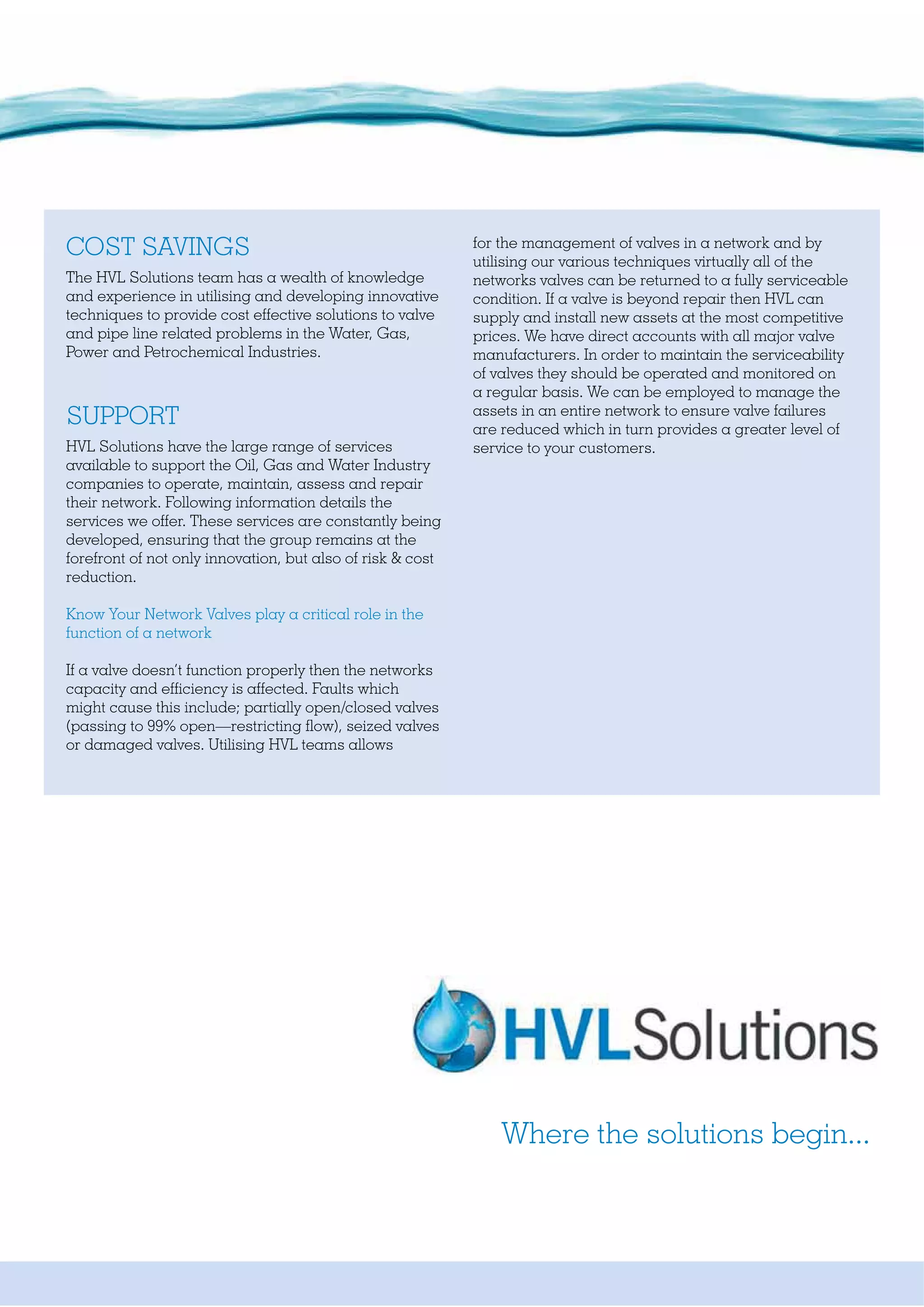 HVL Solutions Company Brochure | PDF