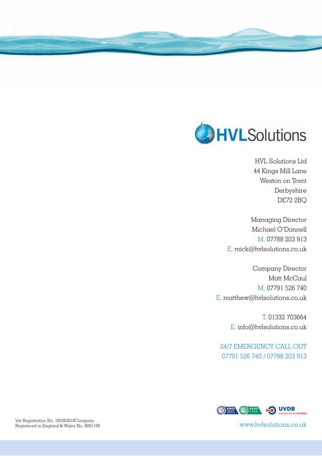 HVL Solutions Company Brochure | PDF
