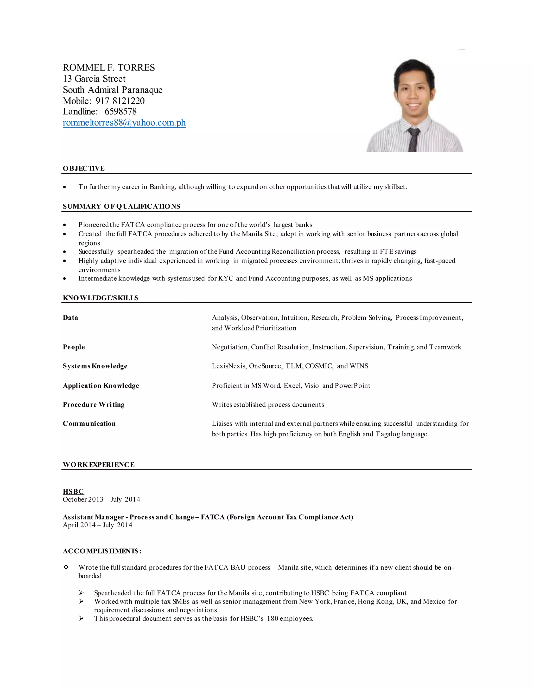 Rommel Torres - CV | DOCX