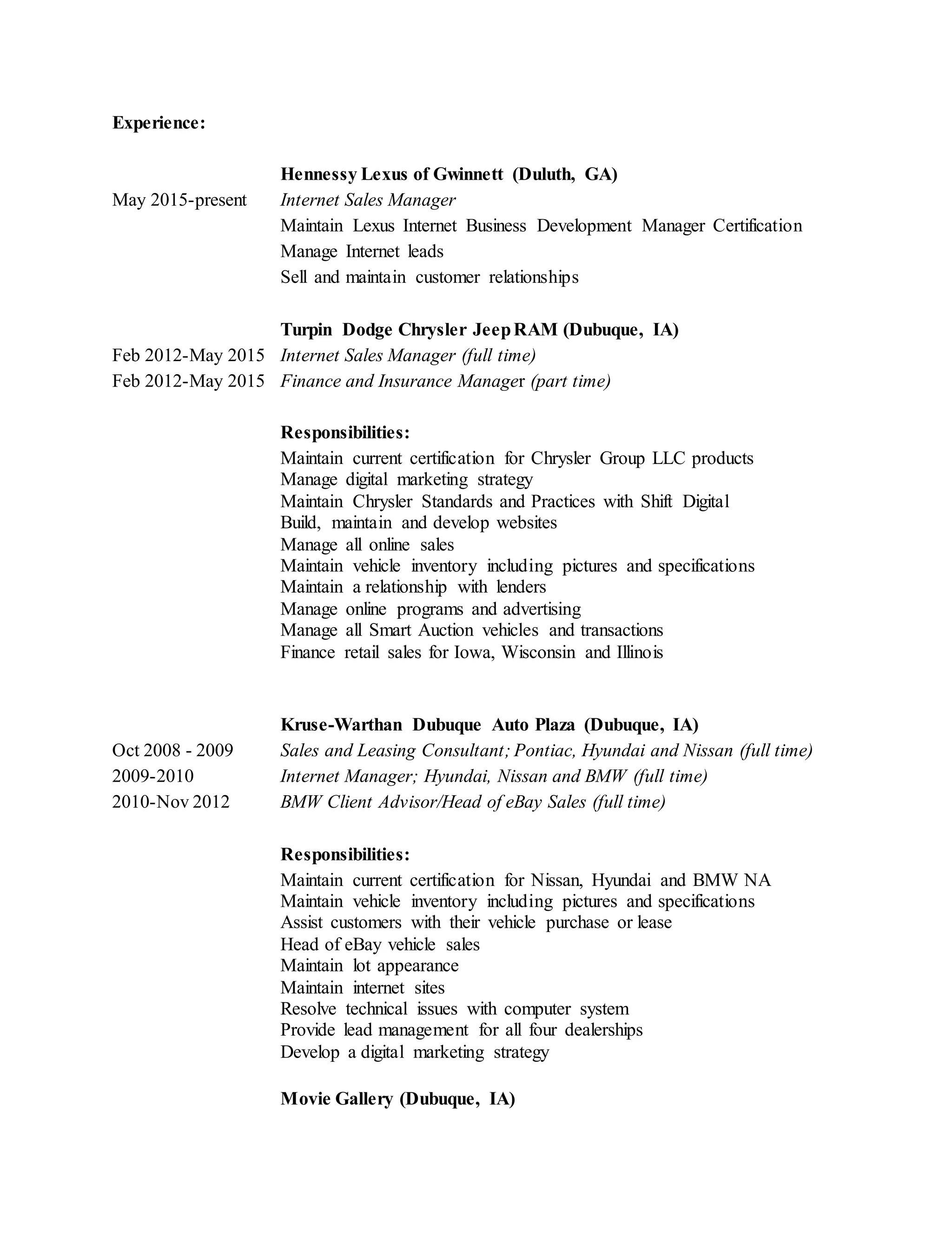 Resume-Michael Bando | DOCX