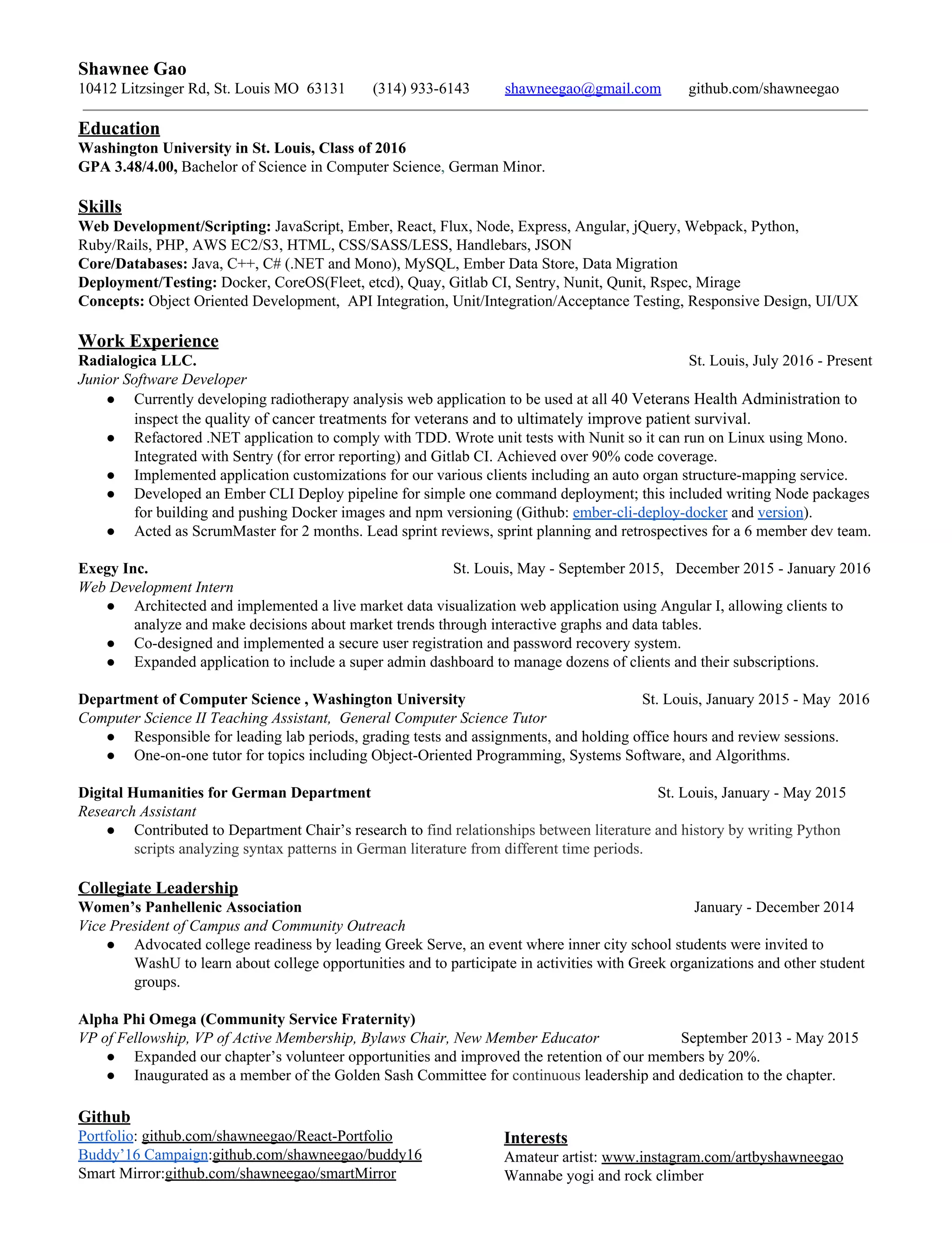 Shawnee_Gao_Resume | PDF