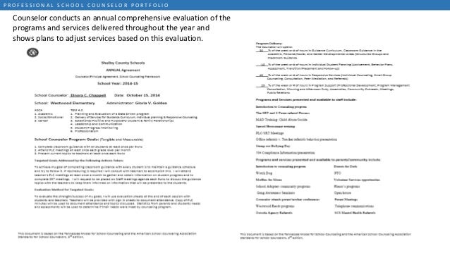 Counselor Portfolio ecc