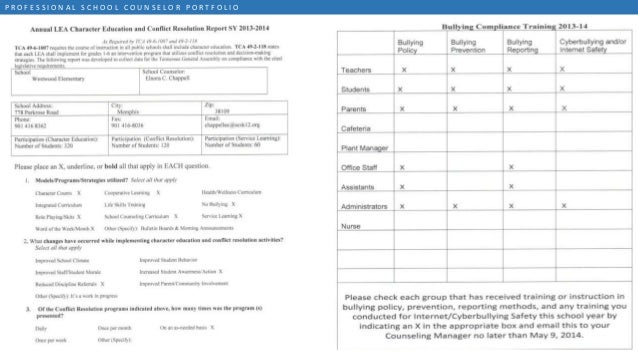 Counselor Portfolio ecc