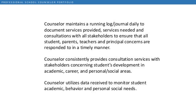 Counselor Portfolio ecc