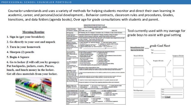 Counselor Portfolio ecc