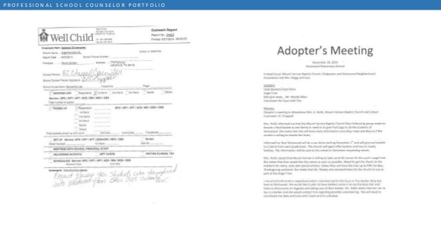Counselor Portfolio ecc