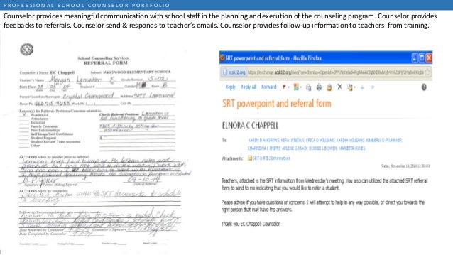 Counselor Portfolio ecc