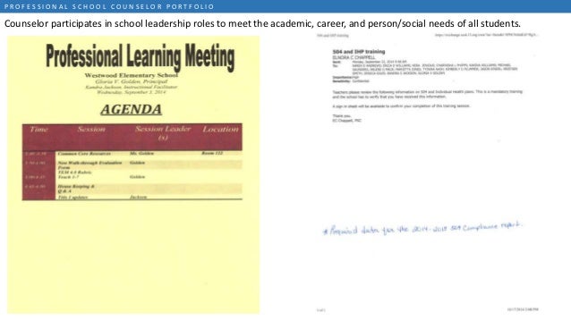 Counselor Portfolio ecc