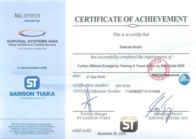 FOET OR BOSIET | PDF