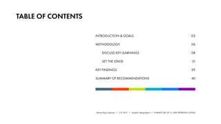 Usability report sample | PPT