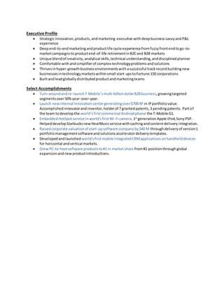 Executive Profile | DOCX