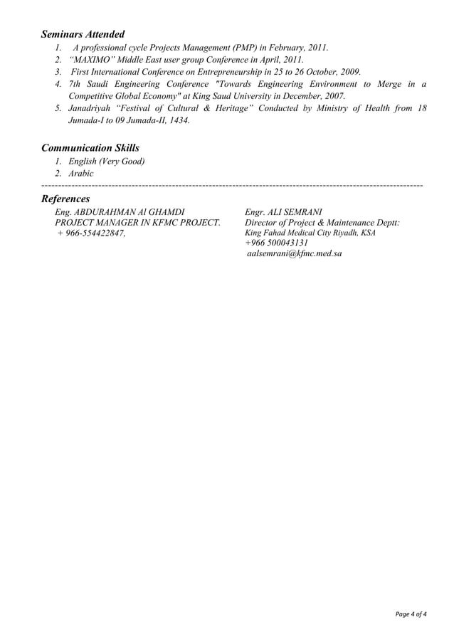 Engr SAAD pdf cv | PDF | Construction Industry | Industries