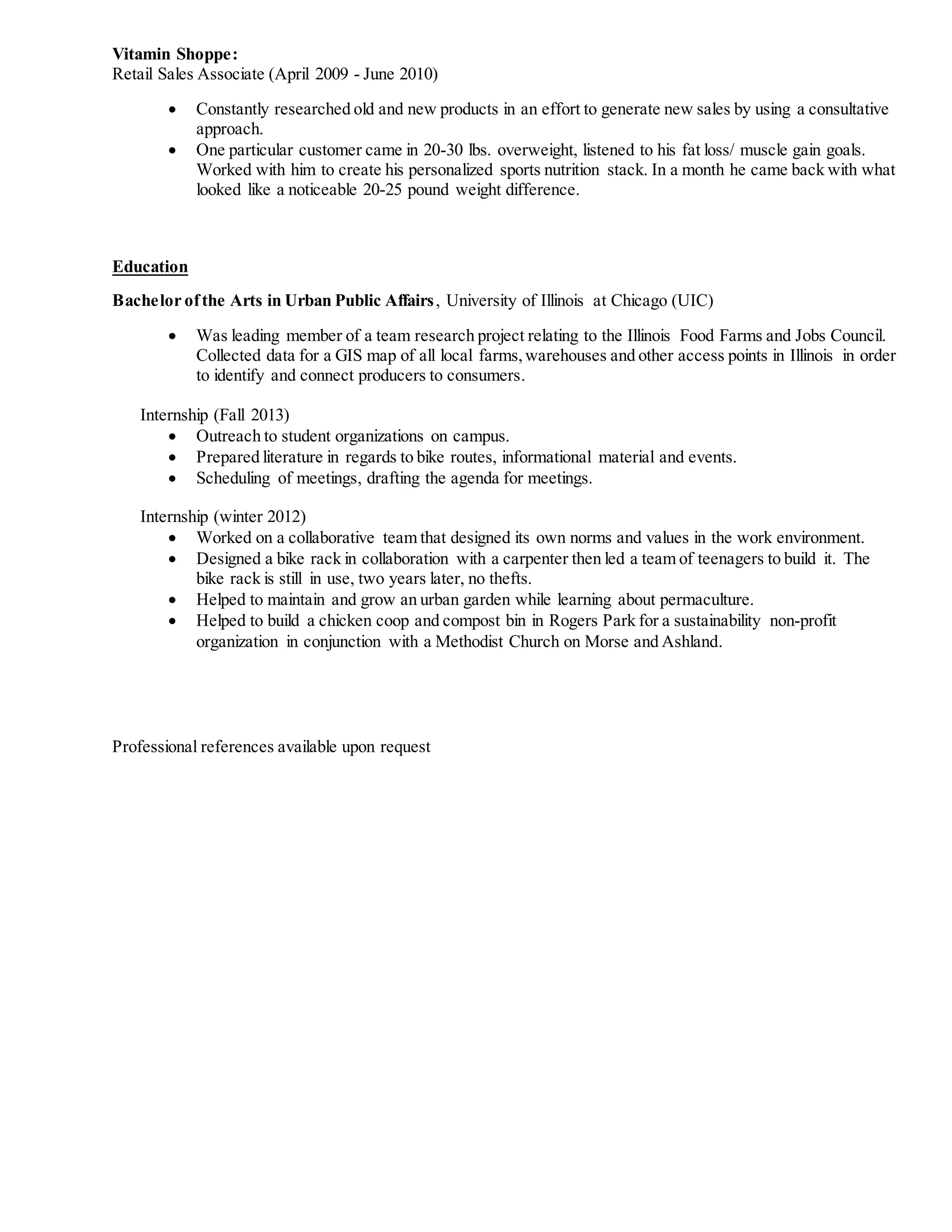 Adam Alden's Professional Resume | DOCX
