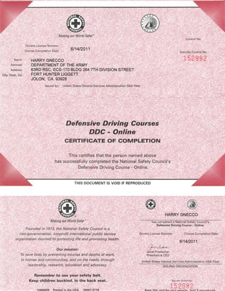 NSC Defensive Driving | PDF | Free Download