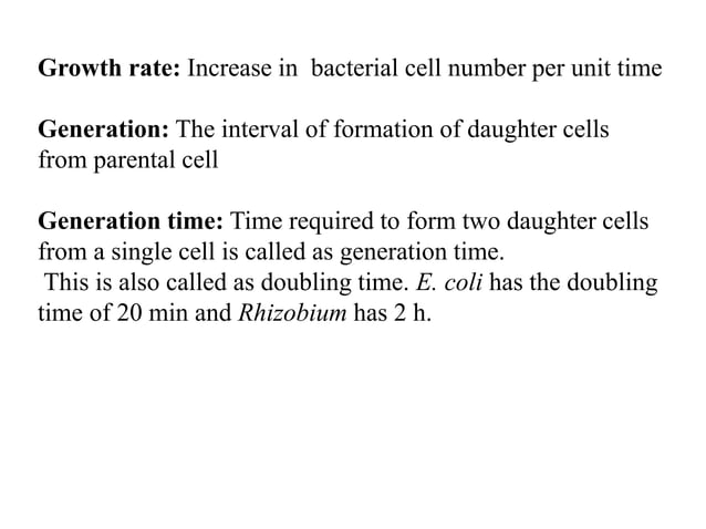 Bacteria growth and nutritional requirements. | PPTX | Biological ...